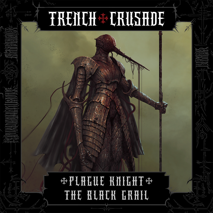 3D Printable Trench Crusade - Plague Knight - Black Grail by Factory Fortress Inc.
